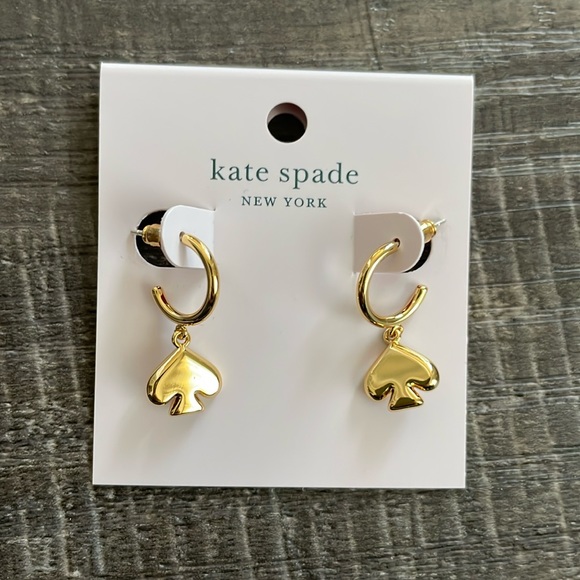 kate spade | Jewelry | Brand New Kate Spade Everyday Spade Huggies ...